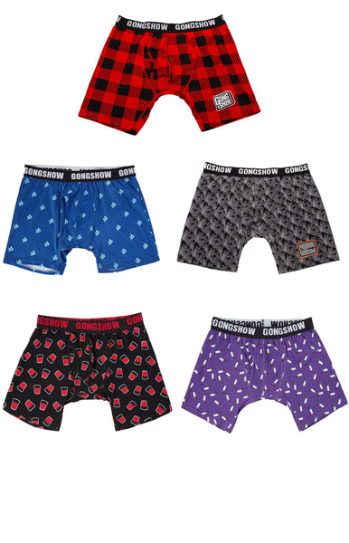 Boxers 5-Pack Underwear Bundle F – GONGSHOW GEAR