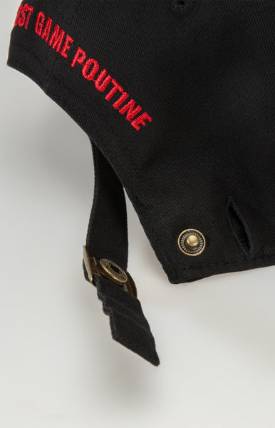 Post Game Poutine Black Strap Back Hockey Hat – GONGSHOW GEAR