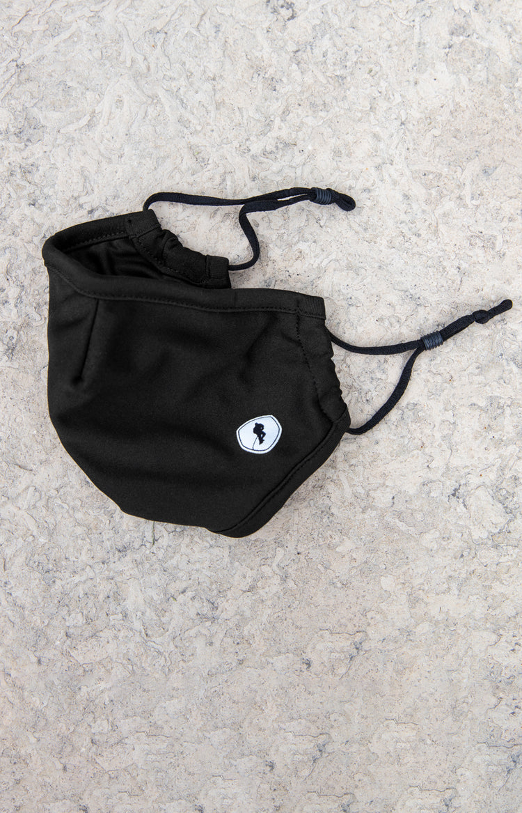 Black 2-Layer Adjustable Reusable Polyester Face Mask – GONGSHOW GEAR