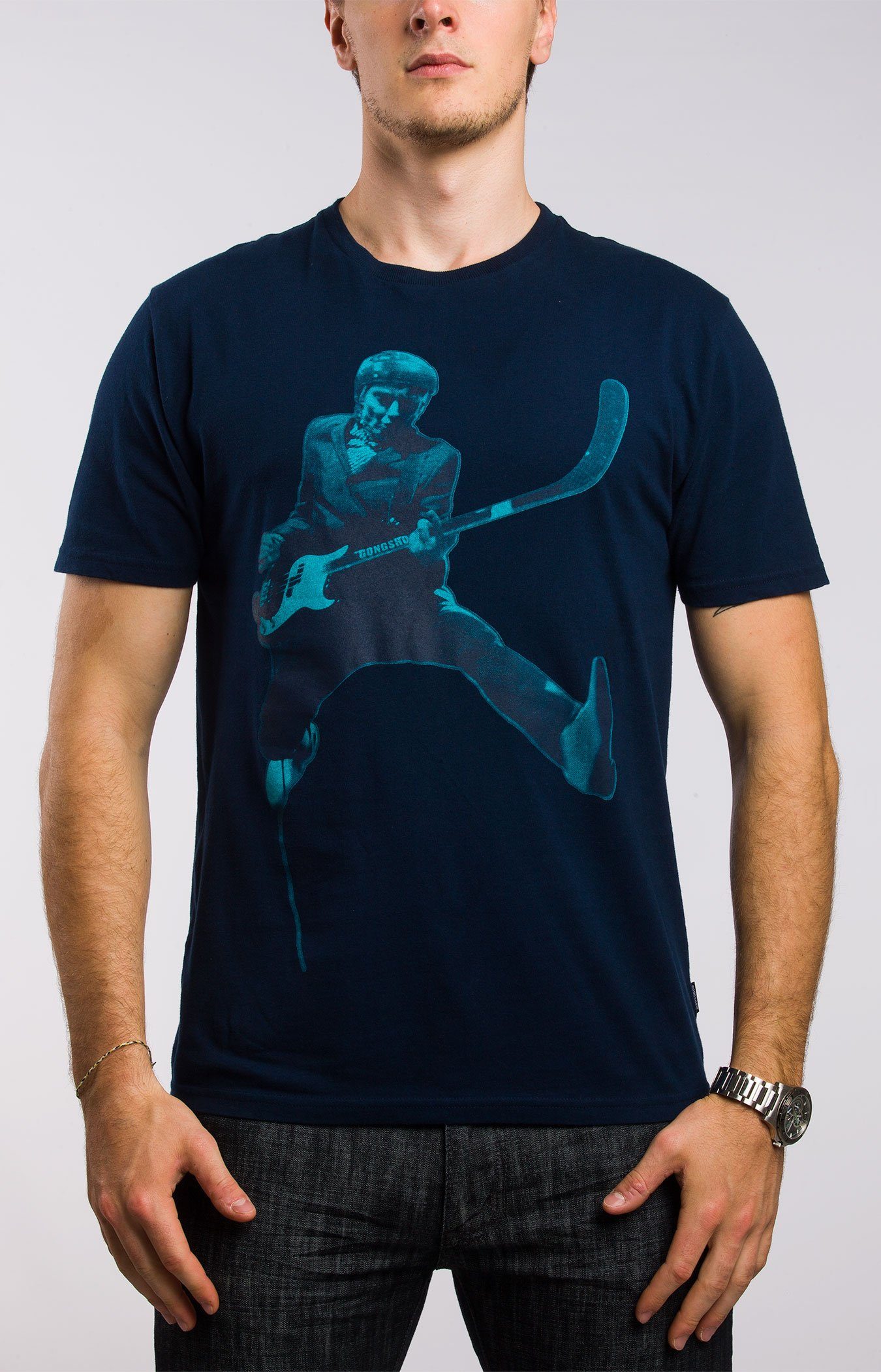 Celly Like A Rockstar Mens Blue Hockey T-Shirts – GONGSHOW GEAR